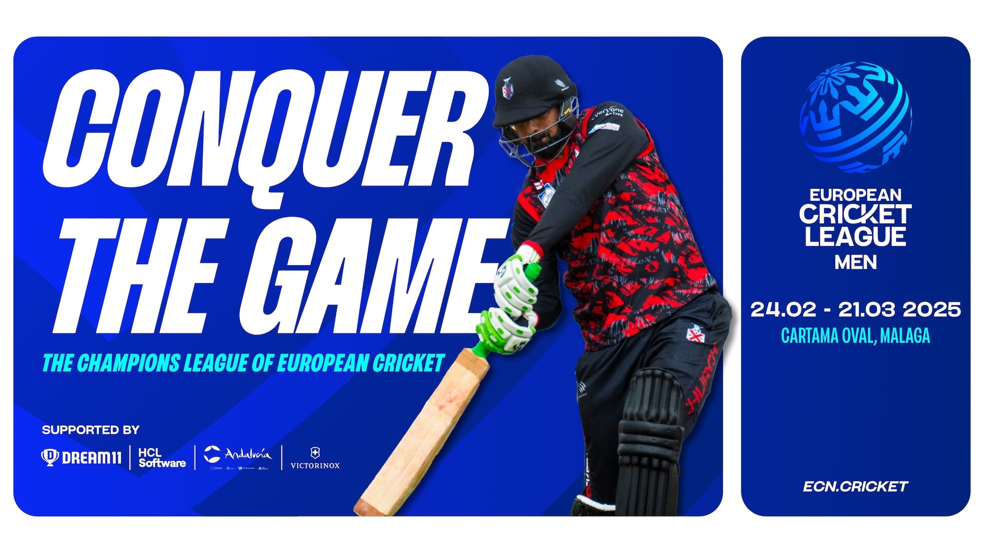 European Cricket League 2025 - Streamster | Home of Sports